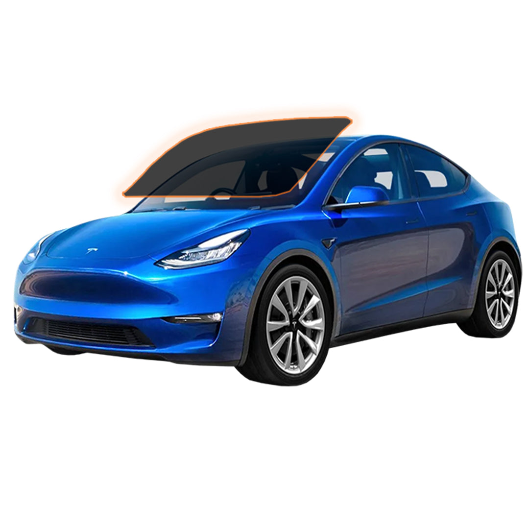 Tesla Model Y Front Windshield Tint – MotoShield Pro